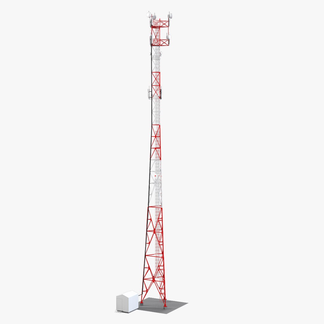 3d Telecommunication Tower