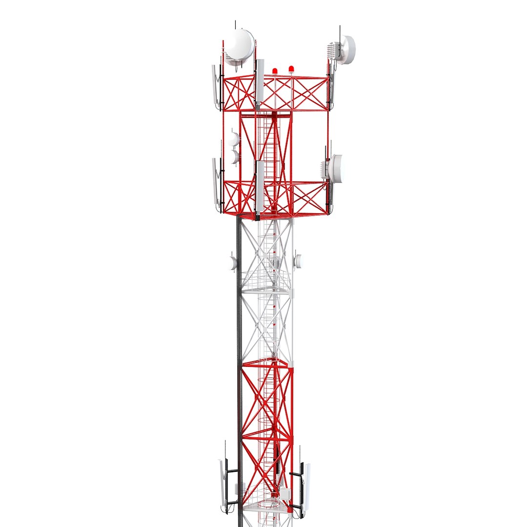 3d Telecommunication Tower