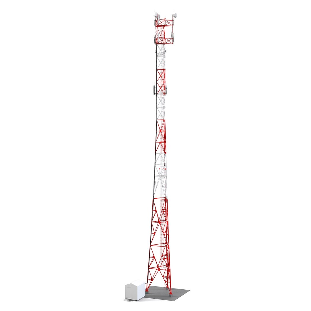 3d Telecommunication Tower