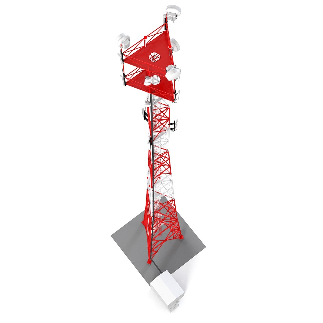 3d Telecommunication Tower