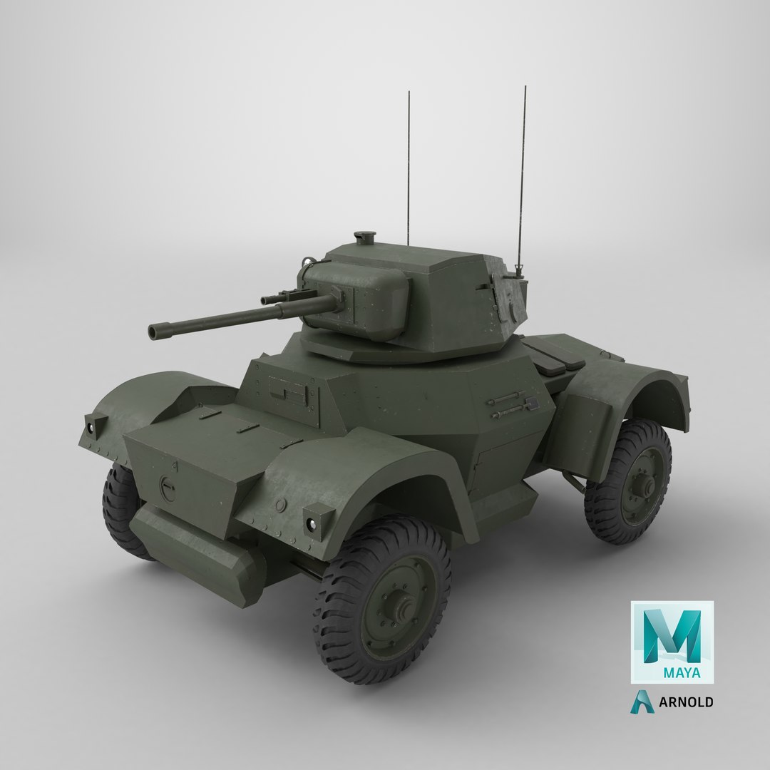 Daimler Armored Car MKI 3D Model 3D - TurboSquid 2182533
