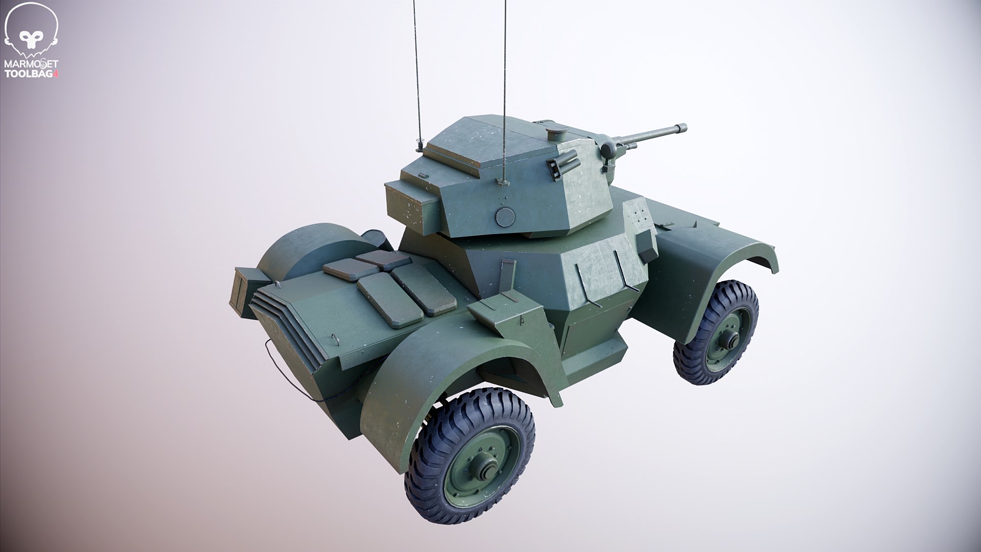 Daimler Armored Car MKI 3D Model 3D - TurboSquid 2182533