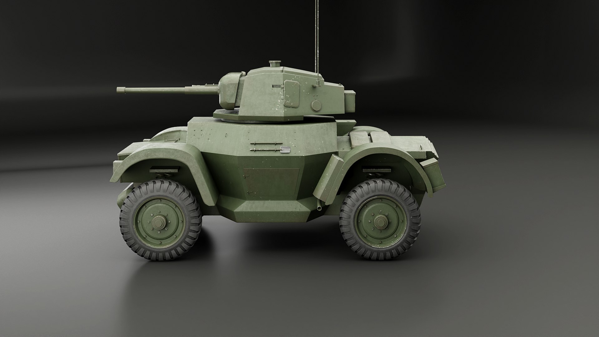 Daimler Armored Car MKI 3D Model 3D - TurboSquid 2182533