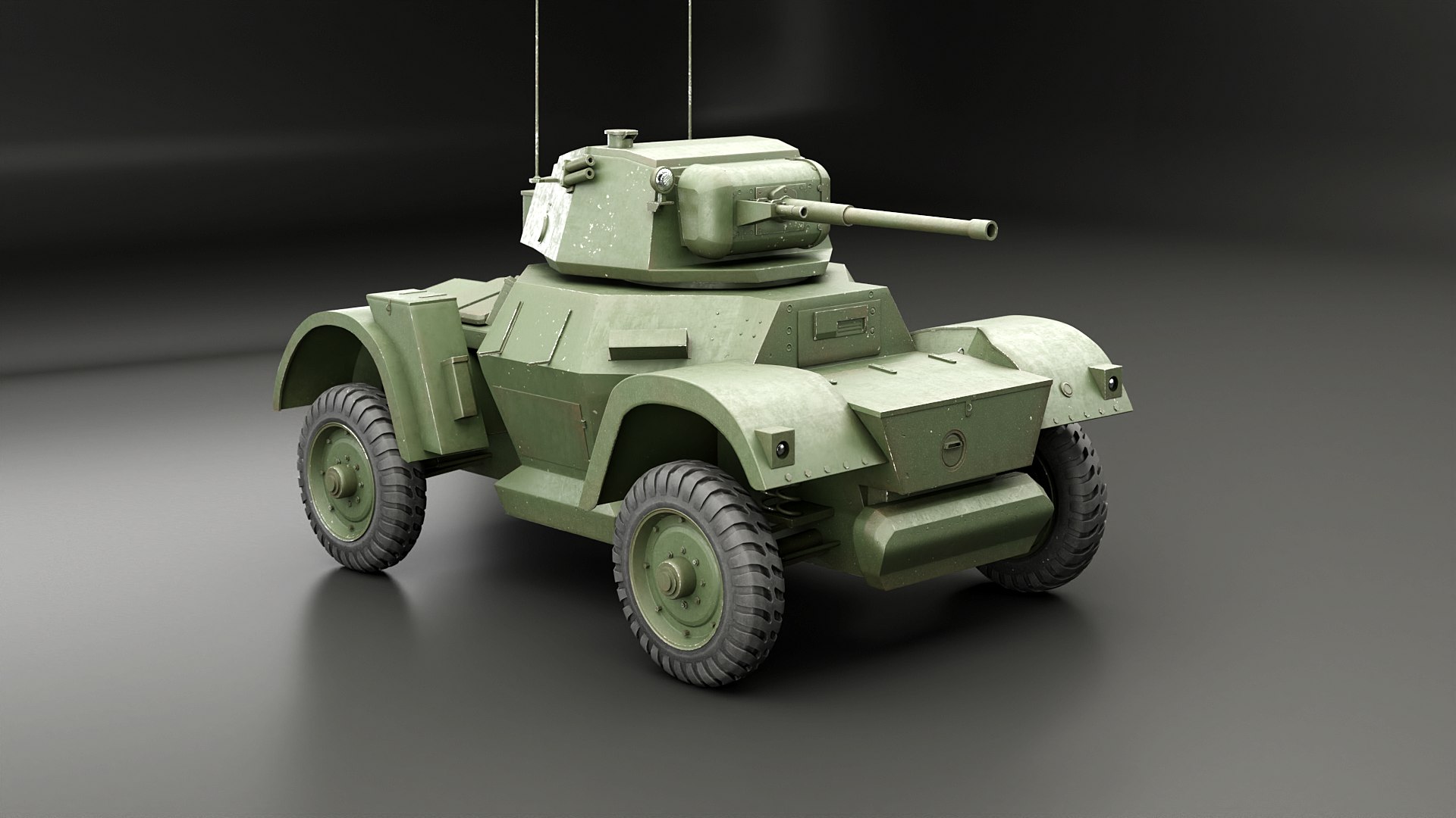 Daimler Armored Car MKI 3D Model 3D - TurboSquid 2182533