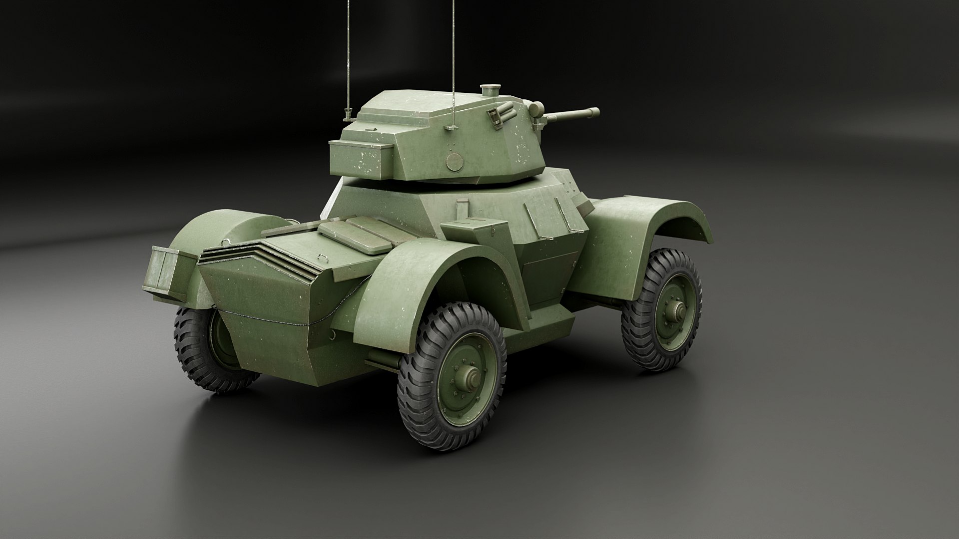 Daimler Armored Car MKI 3D Model 3D - TurboSquid 2182533