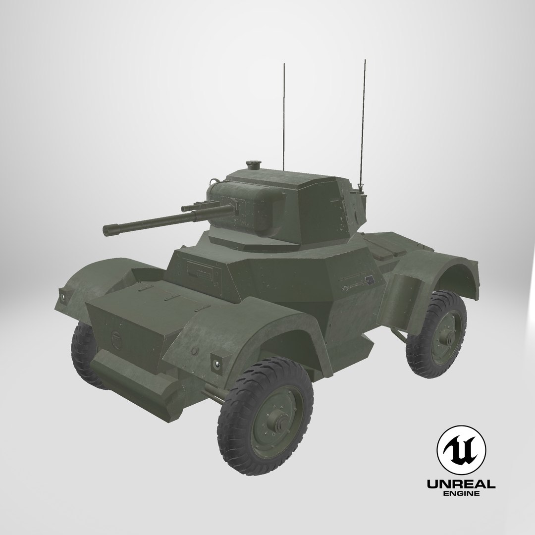 Daimler Armored Car MKI 3D Model 3D - TurboSquid 2182533