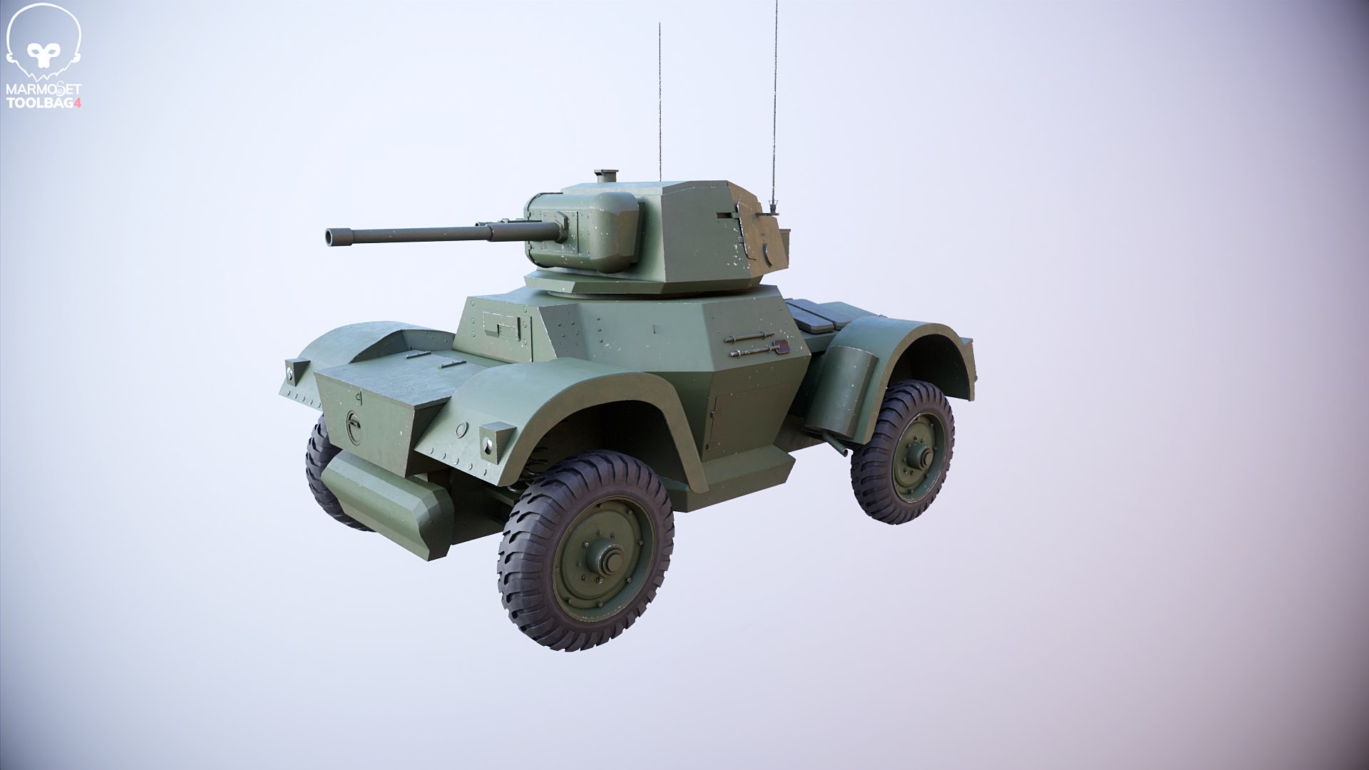 Daimler Armored Car MKI 3D Model 3D - TurboSquid 2182533