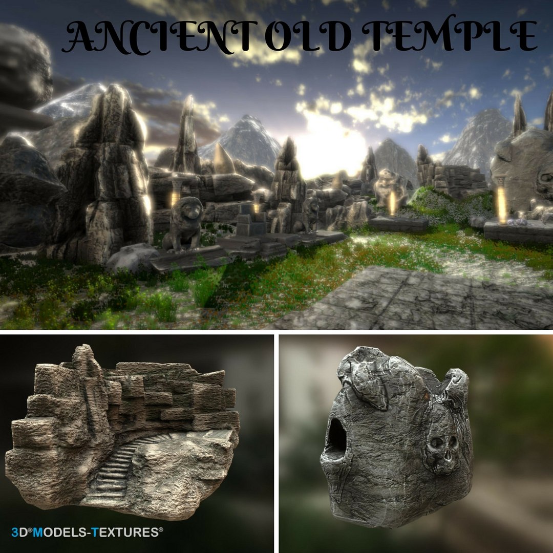 Ancient Old Temple 3D Model - TurboSquid 1209080