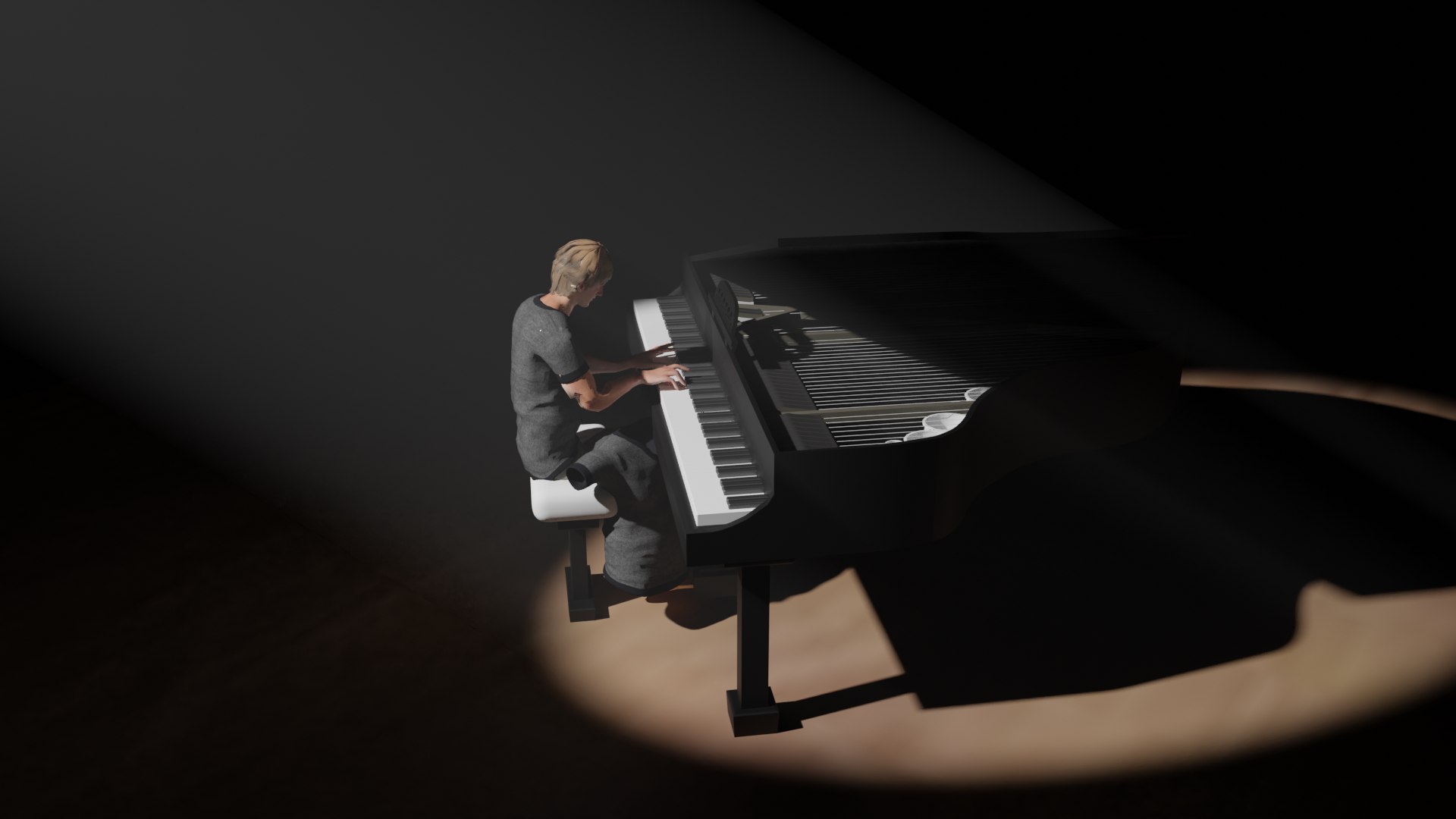 3D Piano Animation - TurboSquid 1860075