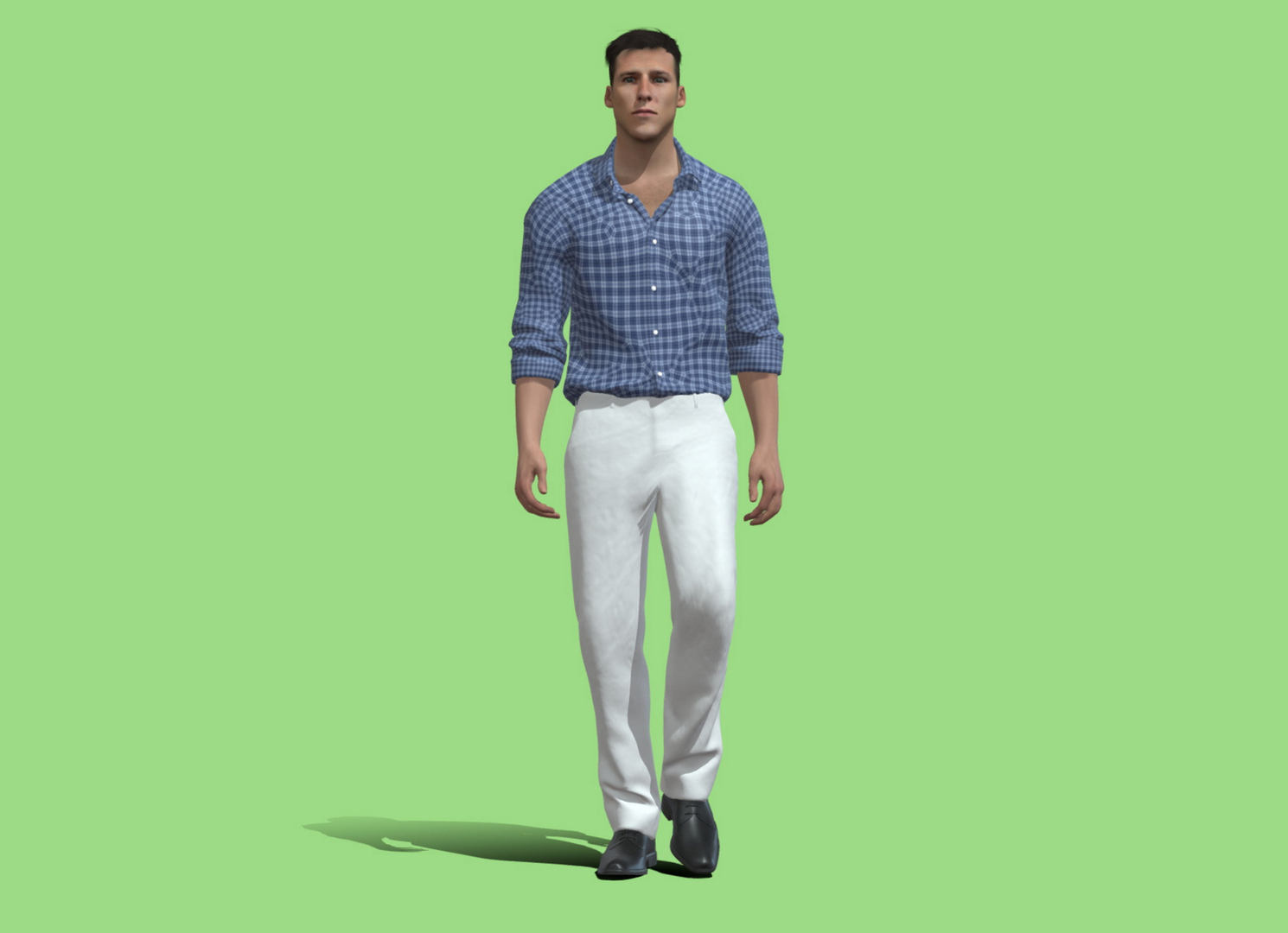 Rigged Casual Man Walking1 3D - TurboSquid 1994228