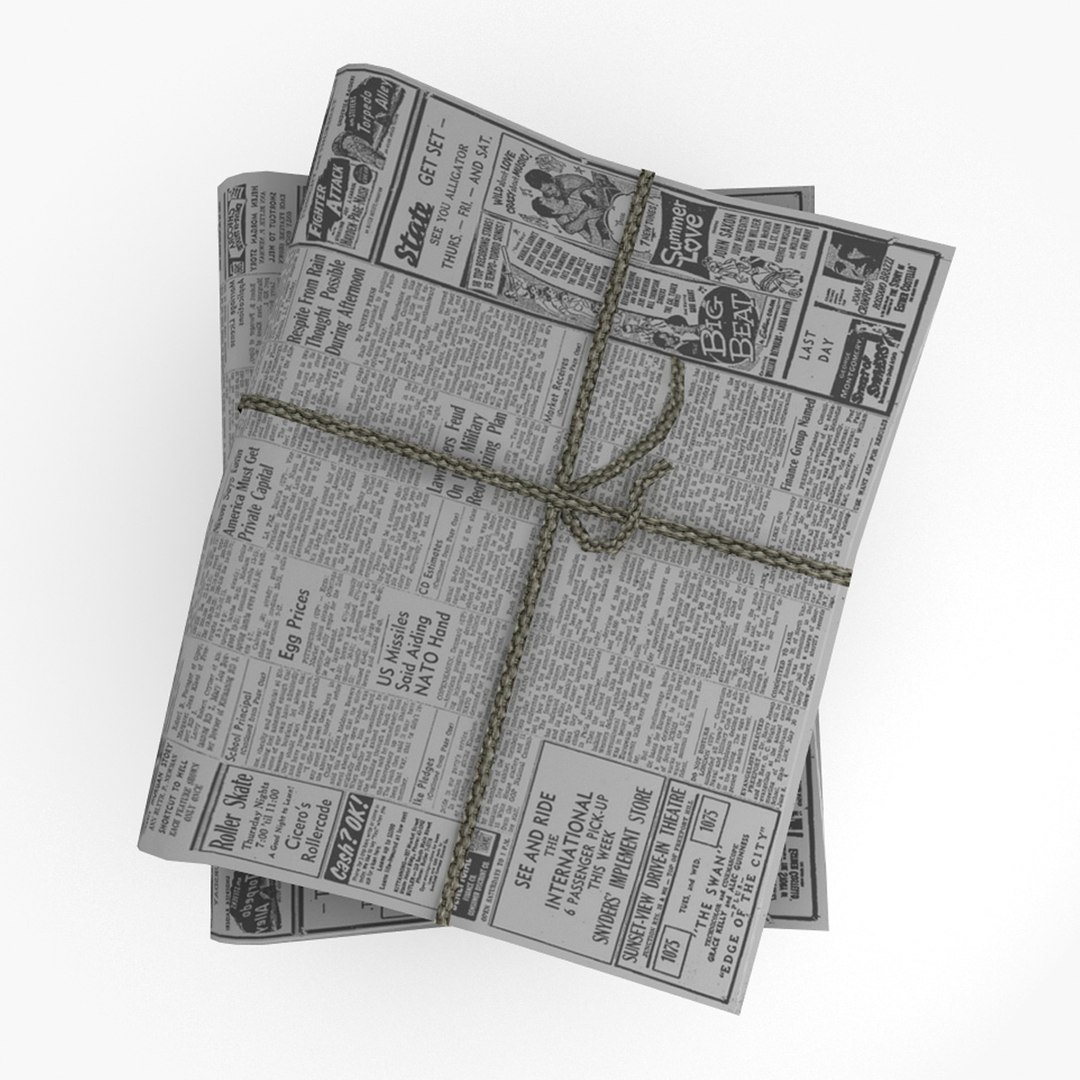 3ds max newspapers v7