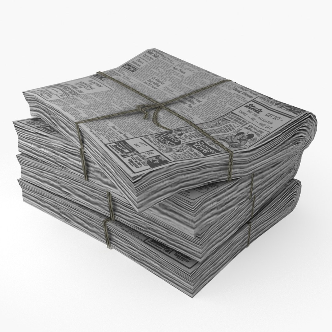 3ds max newspapers v7