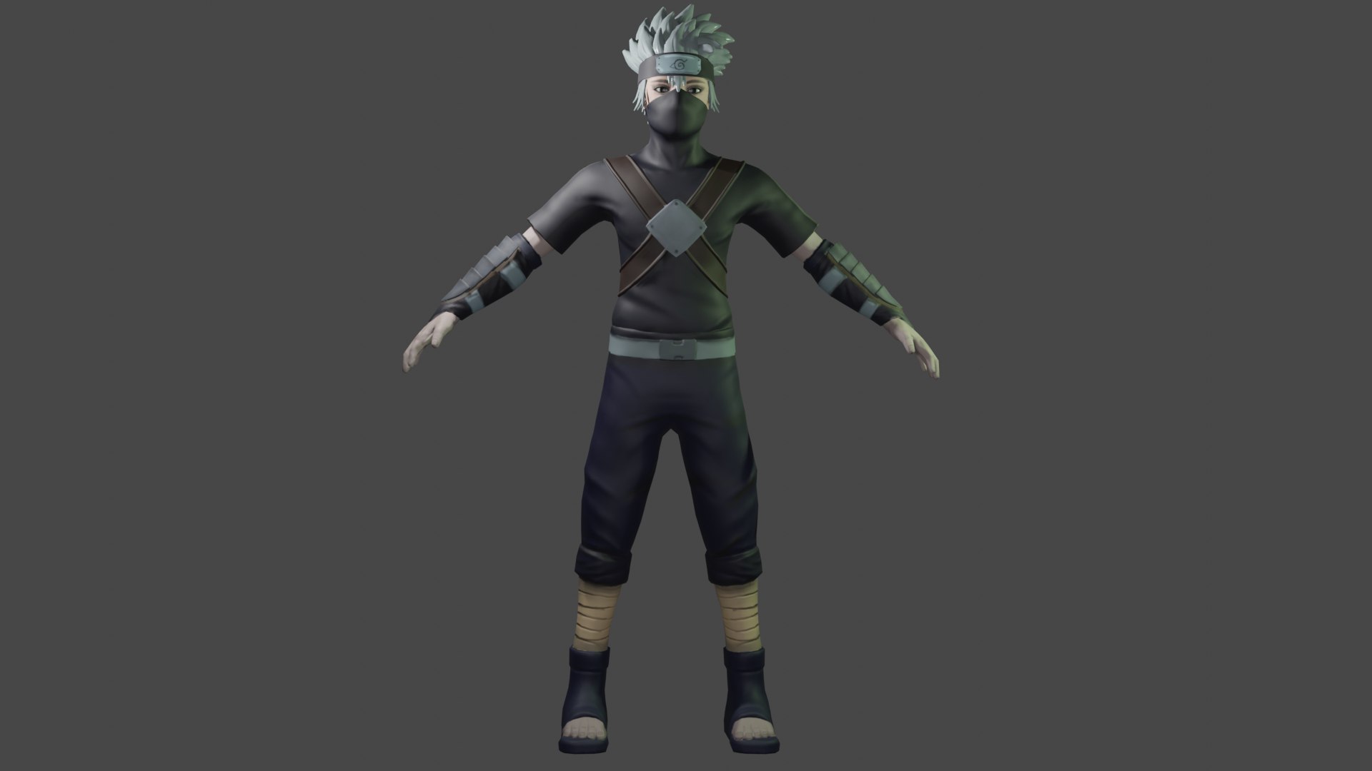 Kakashi 3D Model - TurboSquid 1924345