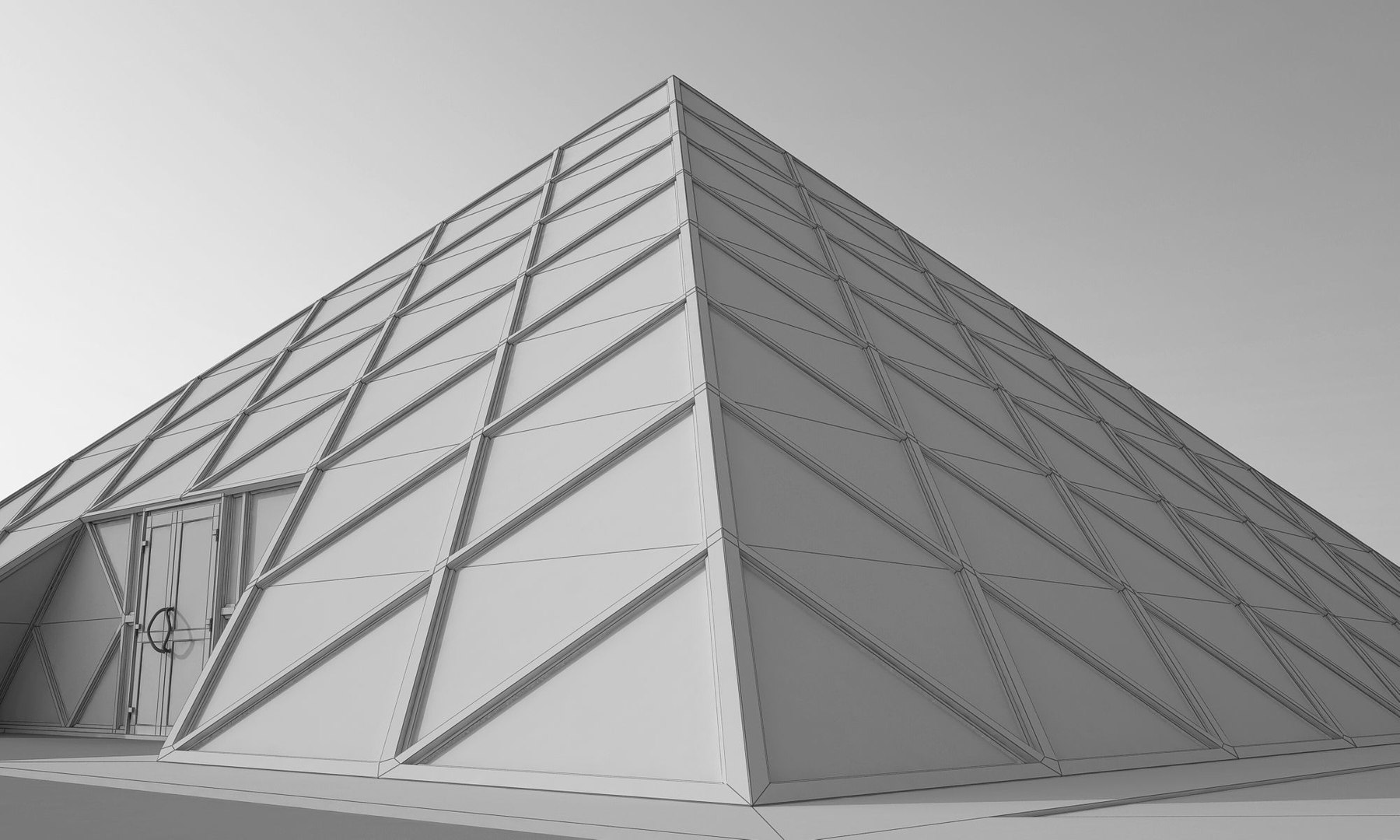 3D Glass Pyramid - TurboSquid 1456839