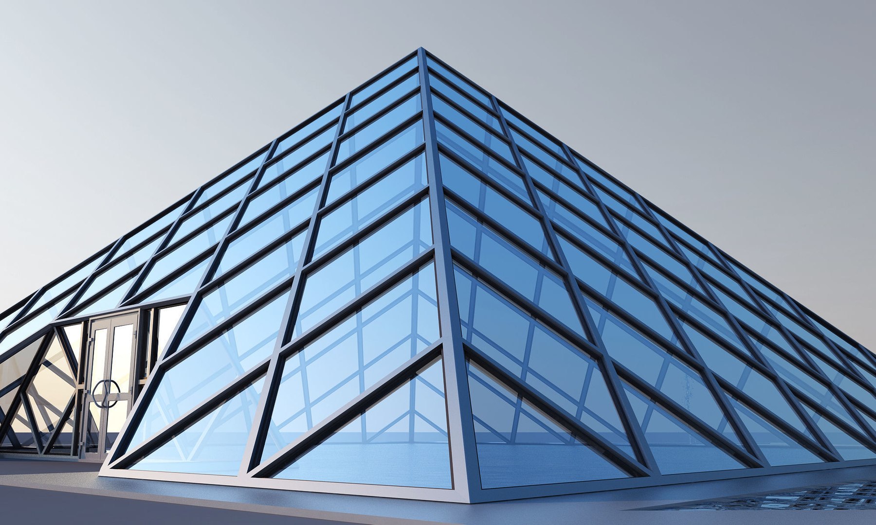 3D Glass Pyramid - TurboSquid 1456839