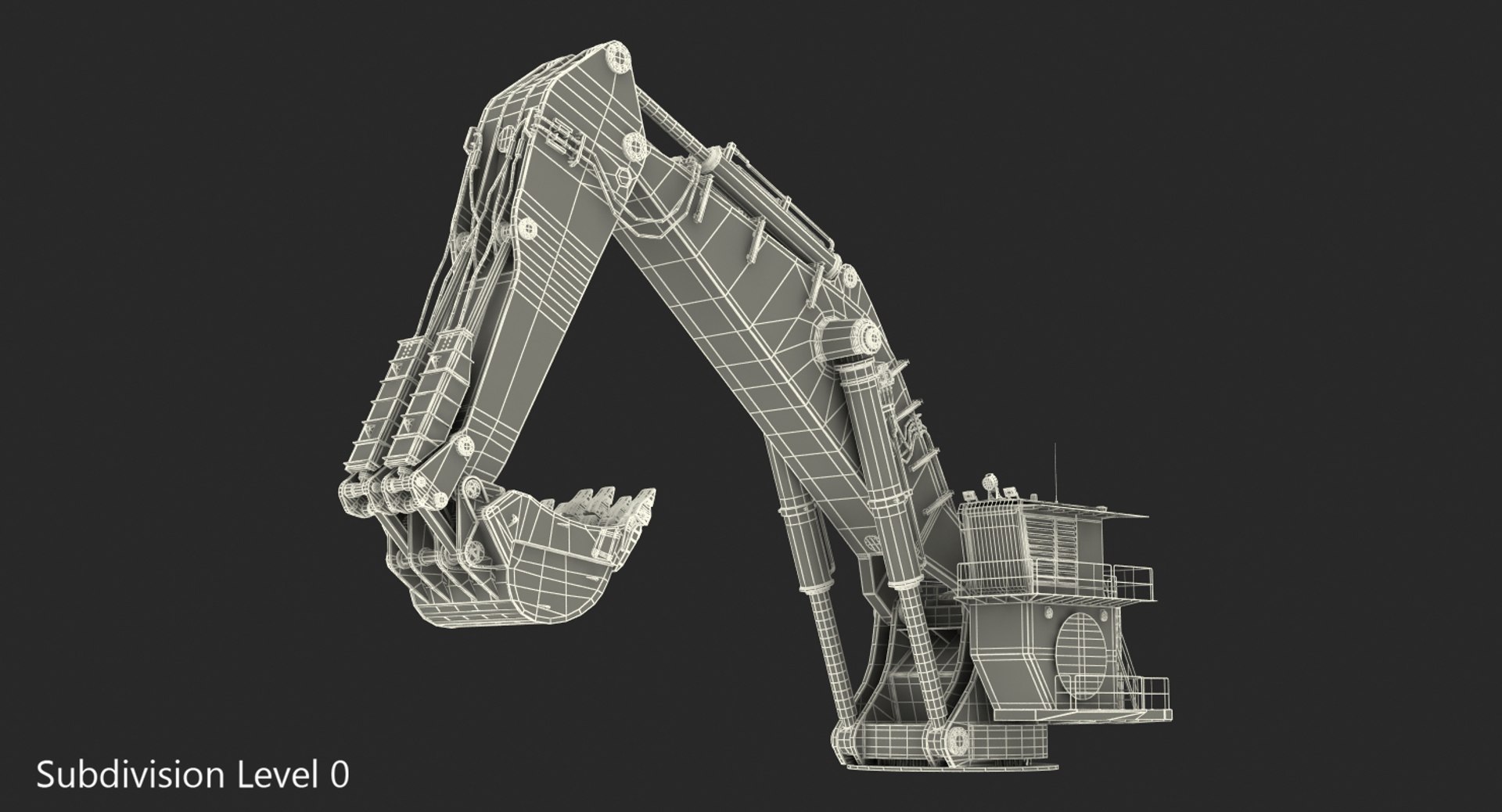 Backhoe Dredger 1100 3D Model - TurboSquid 1255243
