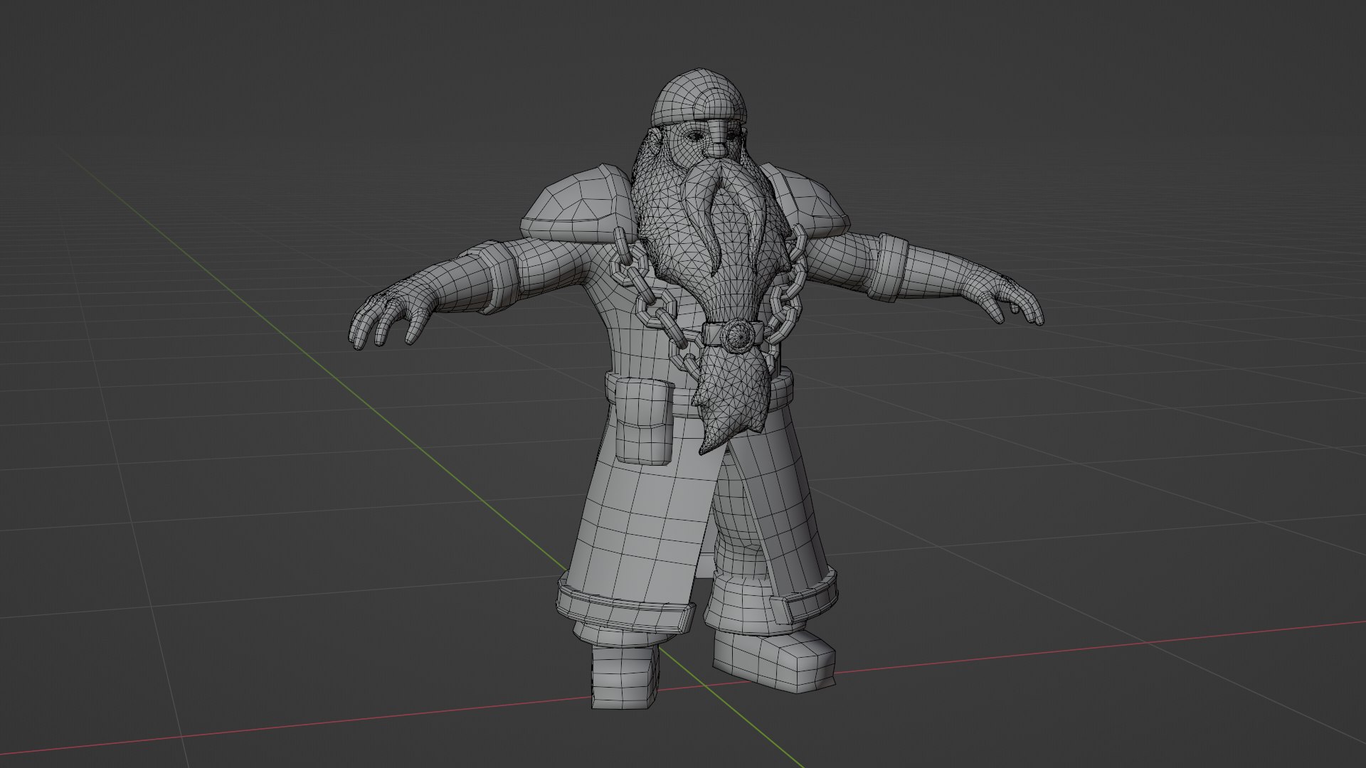 Stylized Dwarf Warrior 3D Model - TurboSquid 1945836