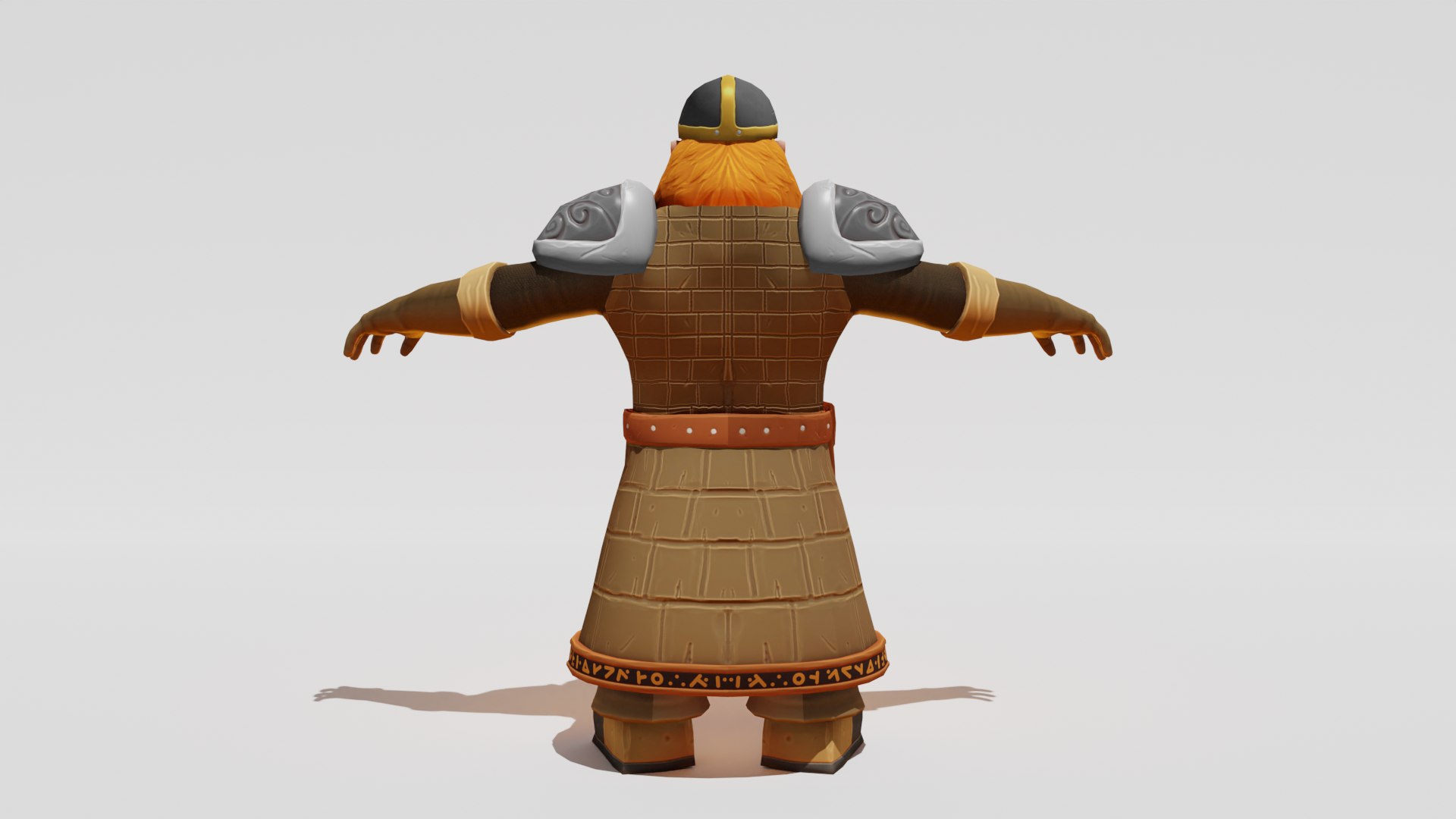 Stylized Dwarf Warrior 3D Model - TurboSquid 1945836
