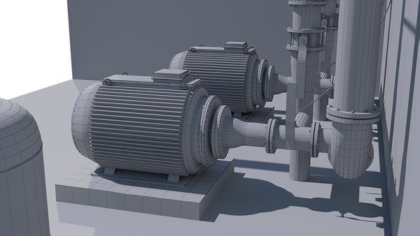 Compressor Equipment model - TurboSquid 1736447
