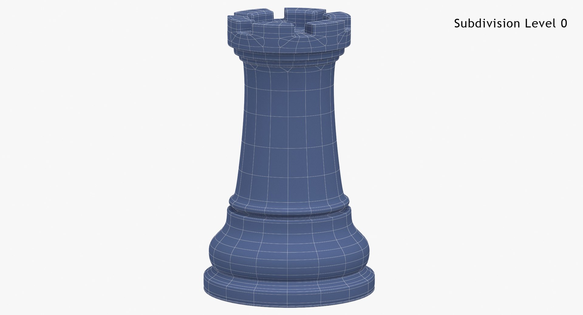 Chess Piece 02 Rook 3D Model - TurboSquid 1600270