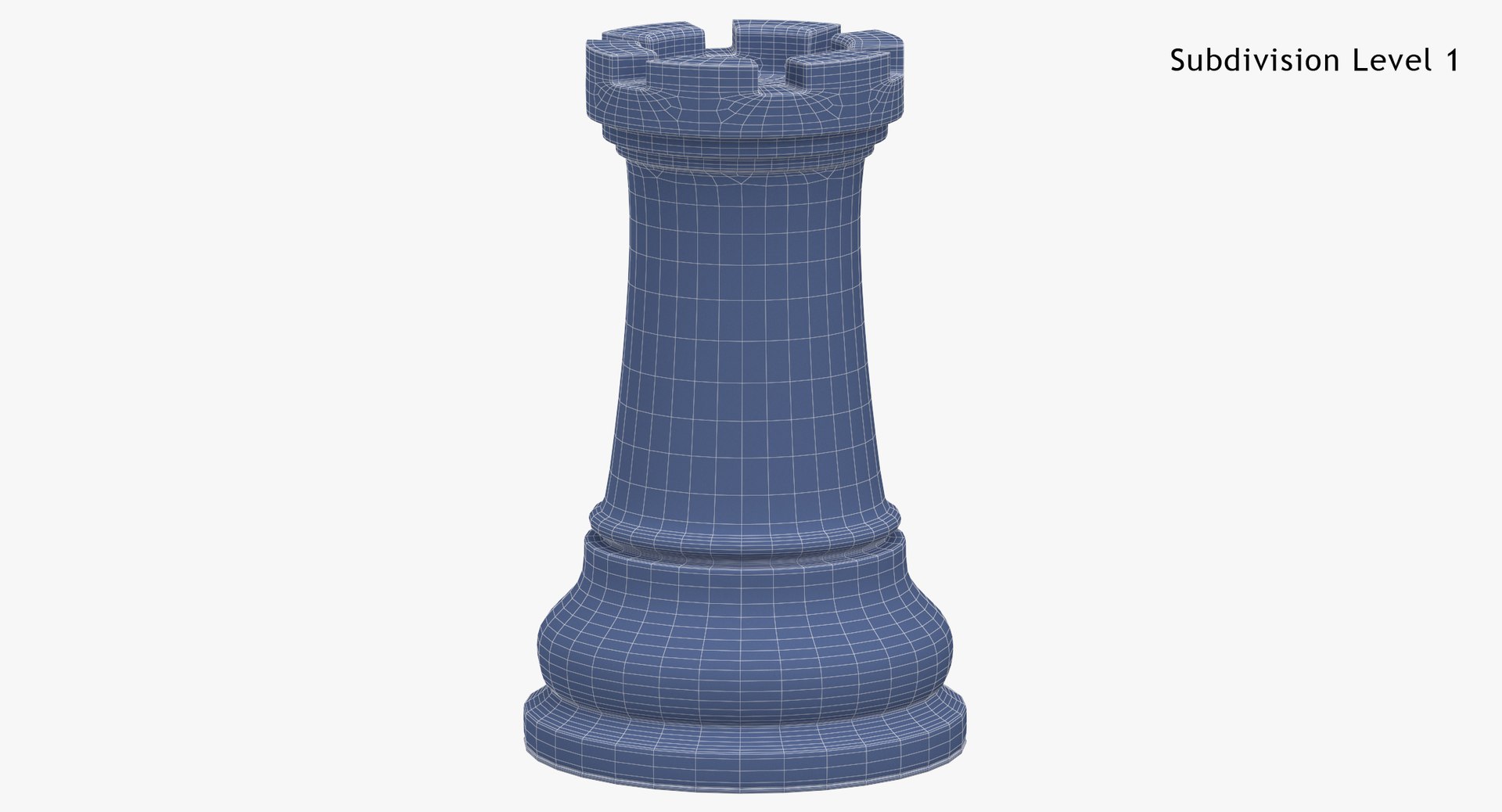 Chess Piece 02 Rook 3D Model - TurboSquid 1600270