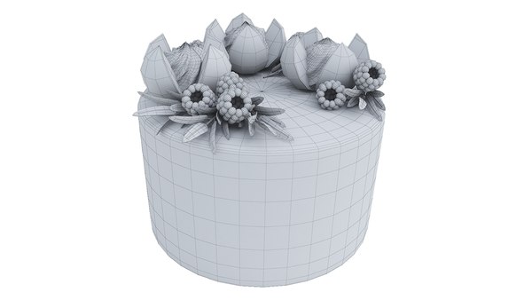 3D Fruit berry cake collection 4 - TurboSquid 1955712