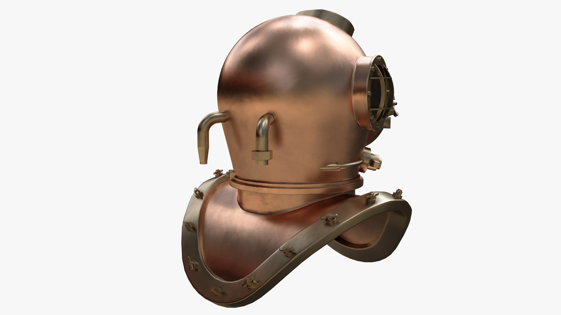 3D Diving Helmet Model - TurboSquid 1613525