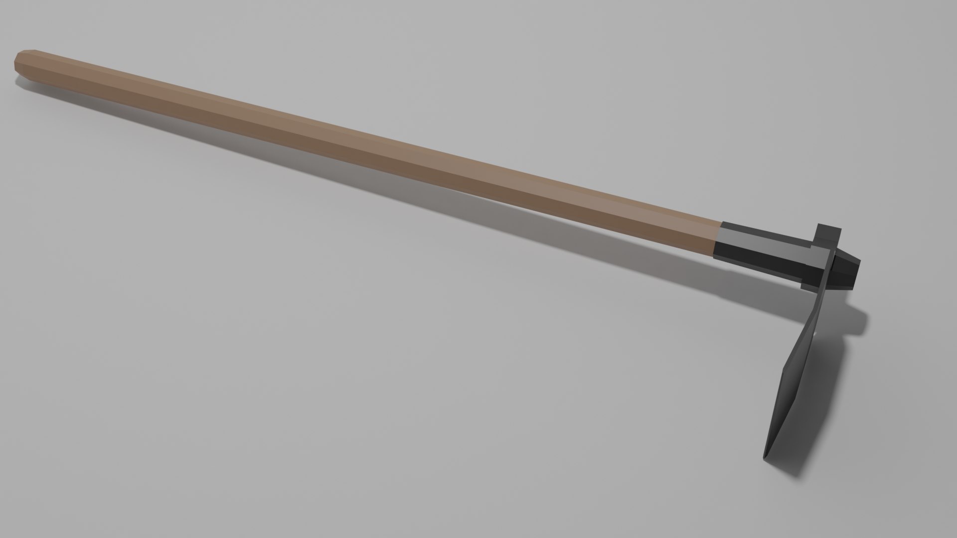 3D Low Poly Garden Hoe - TurboSquid 1800516