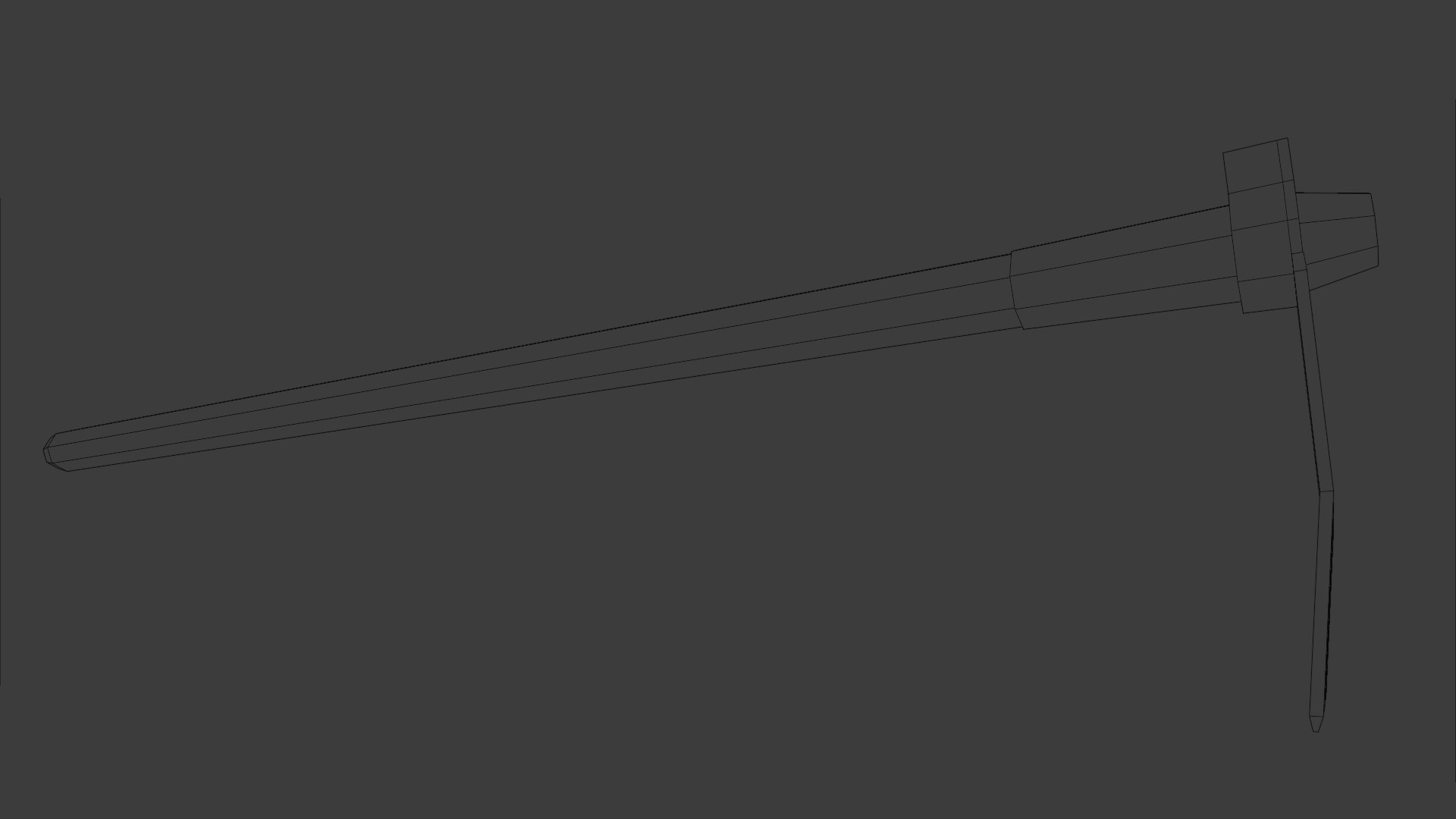 3D Low Poly Garden Hoe - TurboSquid 1800516