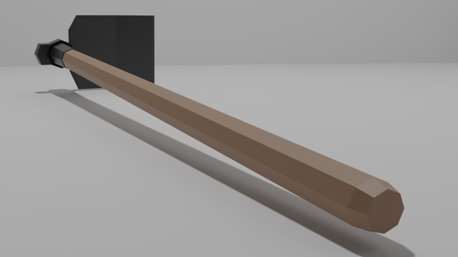 3D Low Poly Garden Hoe - TurboSquid 1800516