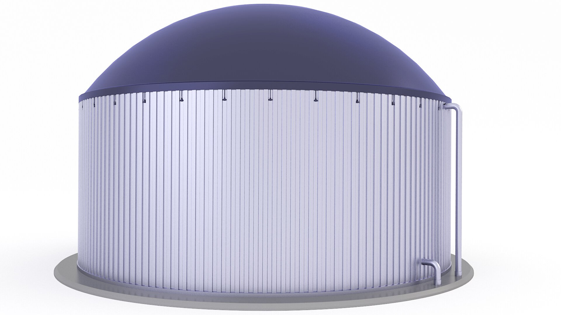 3D Model Biogas Plant 1 - TurboSquid 1757264