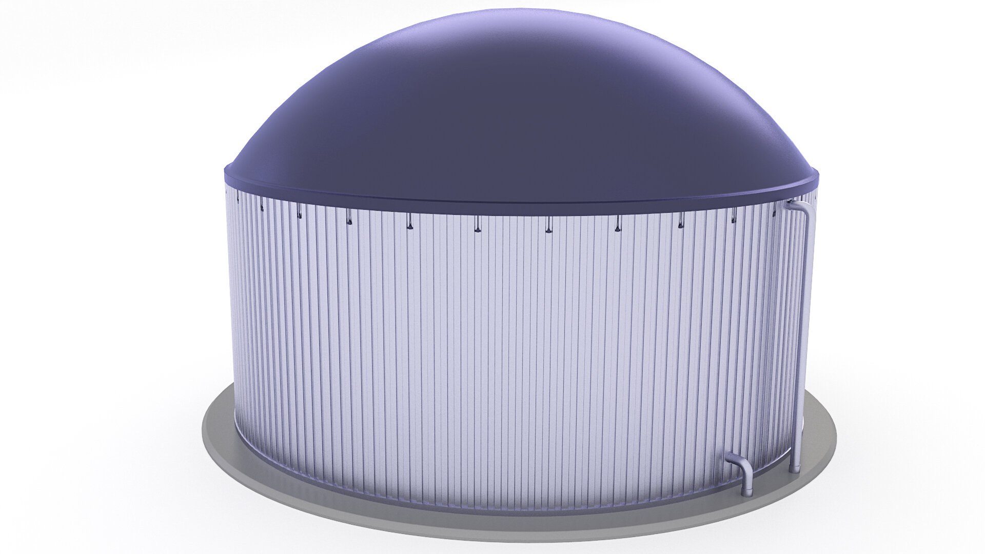 3D Model Biogas Plant 1 - TurboSquid 1757264