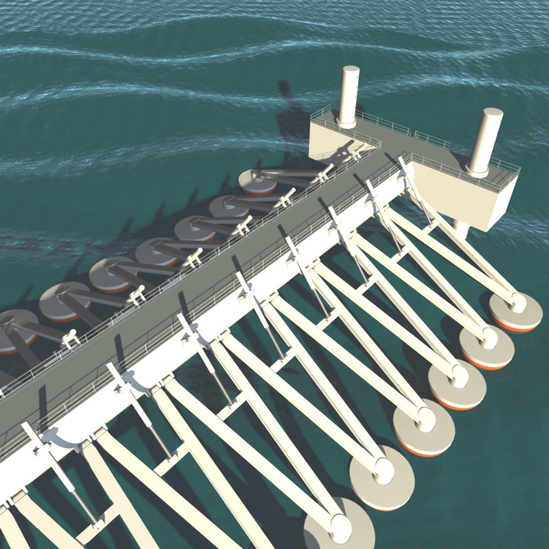 3d Model Wave Energy Machine