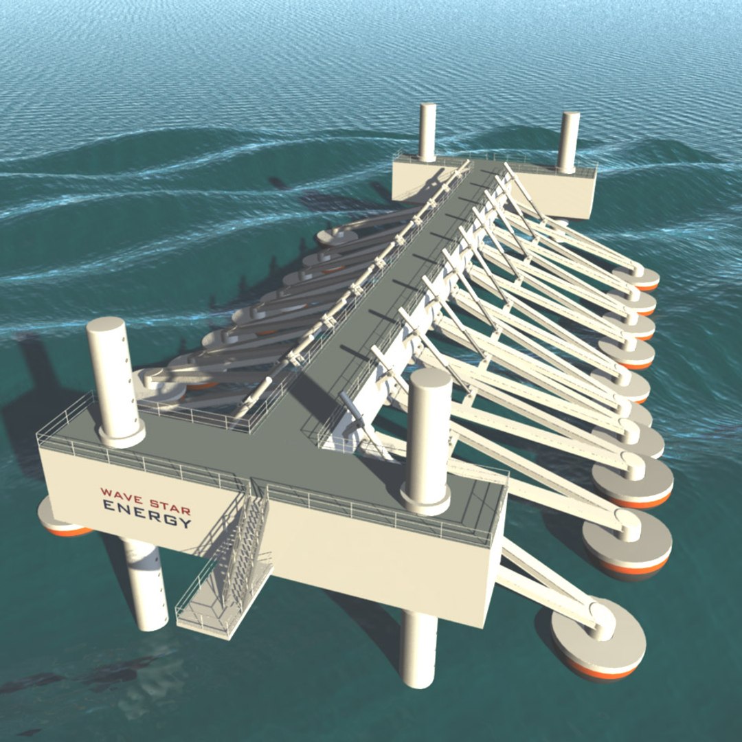 3d Model Wave Energy Machine