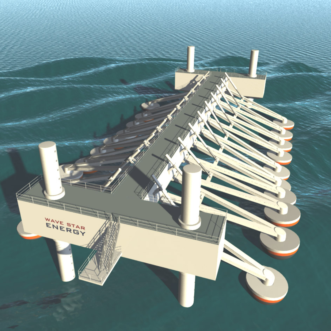 3d model wave energy machine