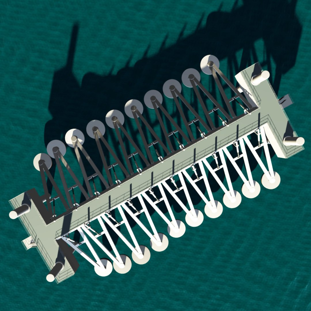 3d Model Wave Energy Machine