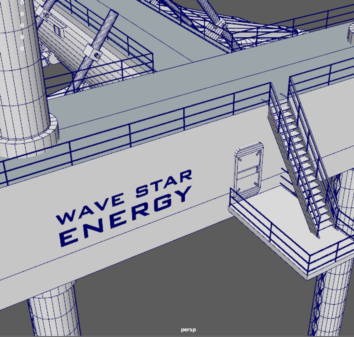 3d Model Wave Energy Machine