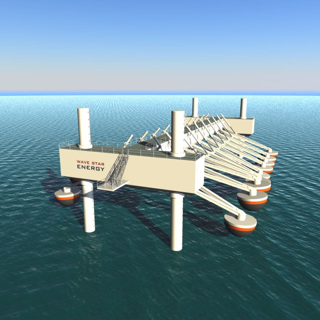 3d Model Wave Energy Machine