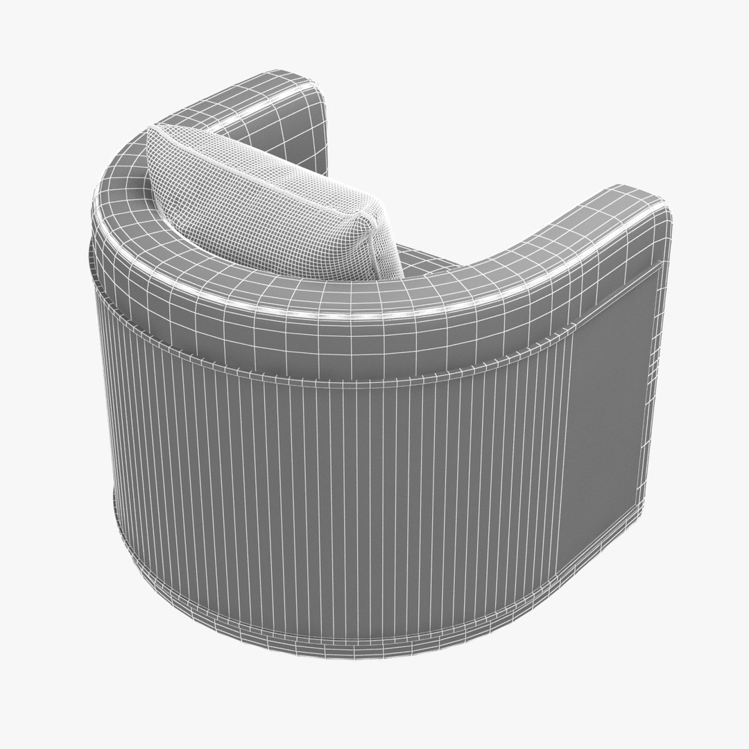 3D Promemoria Pervinca Swivel Armchair - TurboSquid 1304697