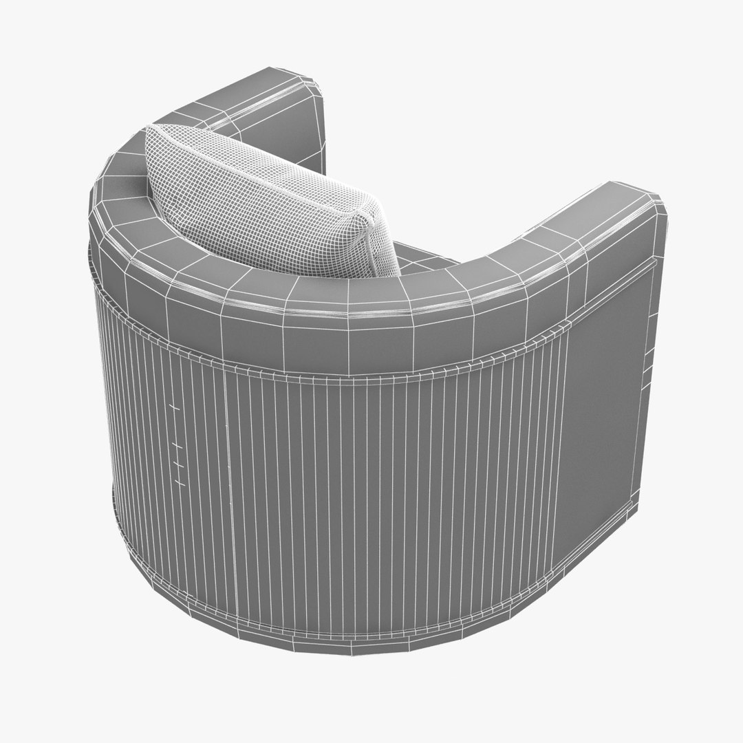 3D Promemoria Pervinca Swivel Armchair - TurboSquid 1304697