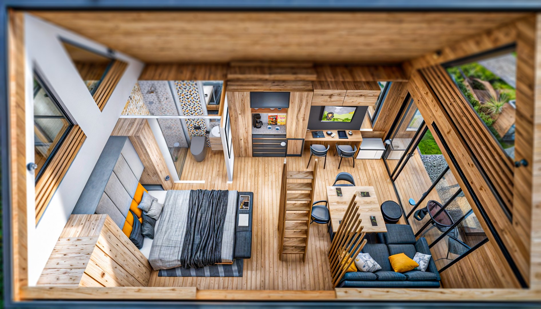 3D Glamping PodVacation House Model - TurboSquid 2382579