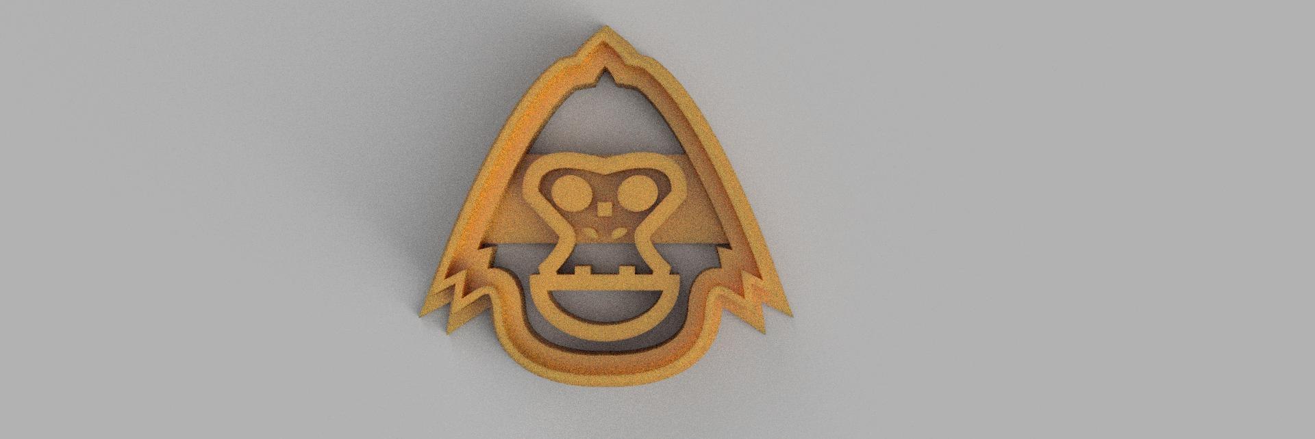 3D MONKEY COOKIE CUTTER - TurboSquid 2224345