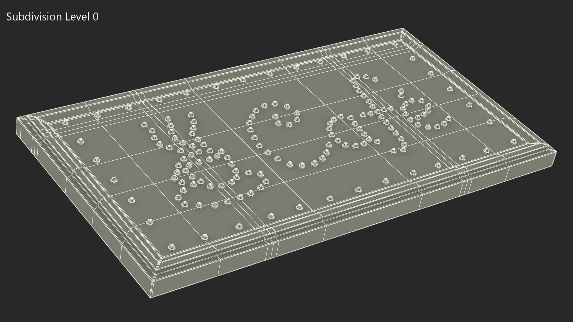 Classic LED Cafe Light Board Sign ON 3D - TurboSquid 2105089