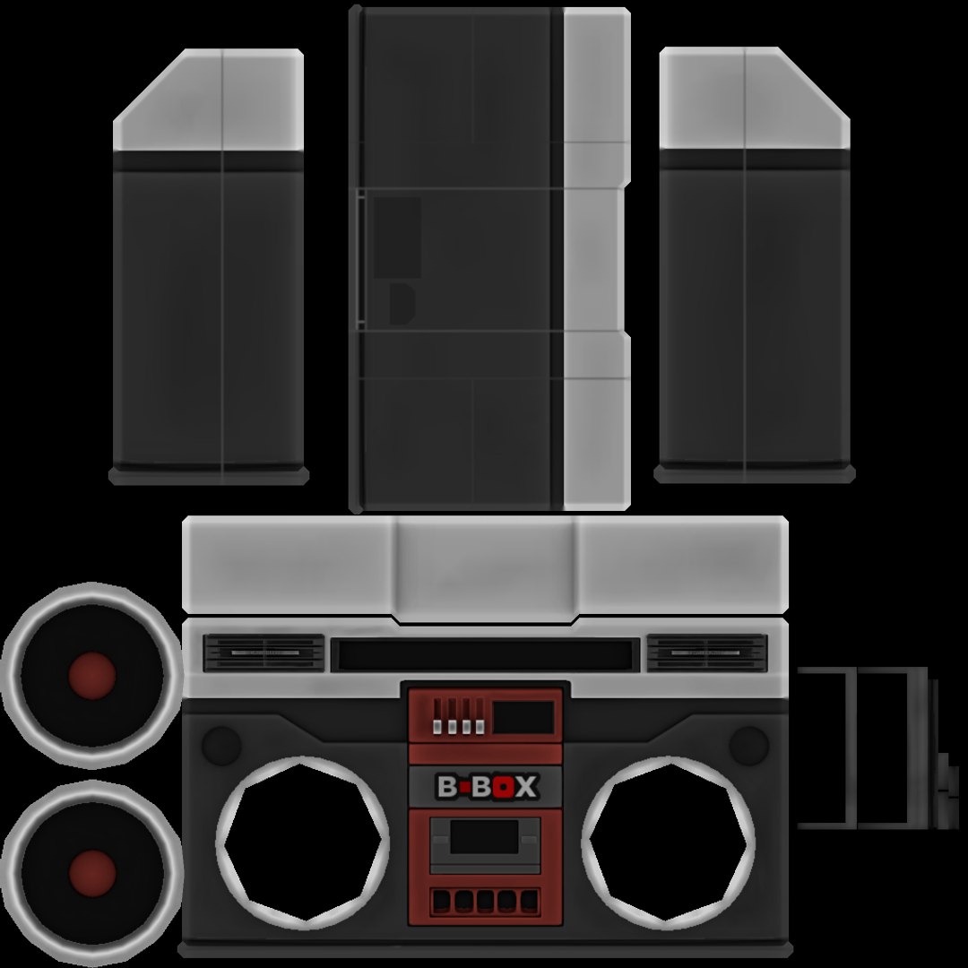 Boom Box 3d Model