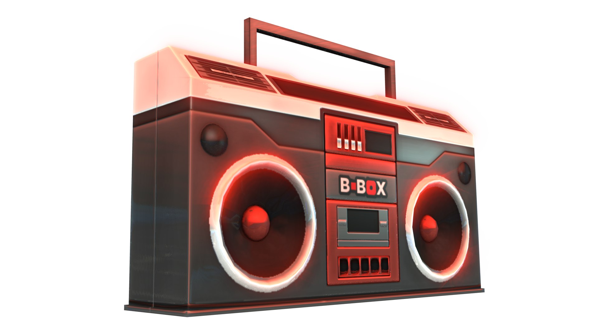 Boom Box 3d Model