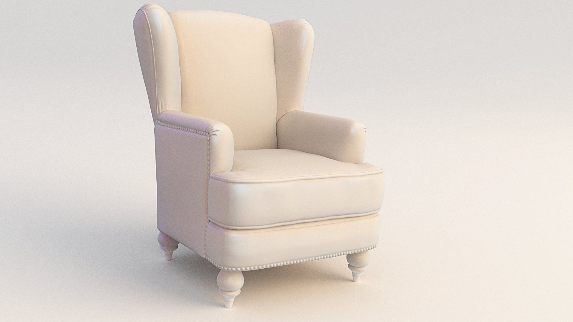 3D Model Chesterfield Chair - TurboSquid 1526646