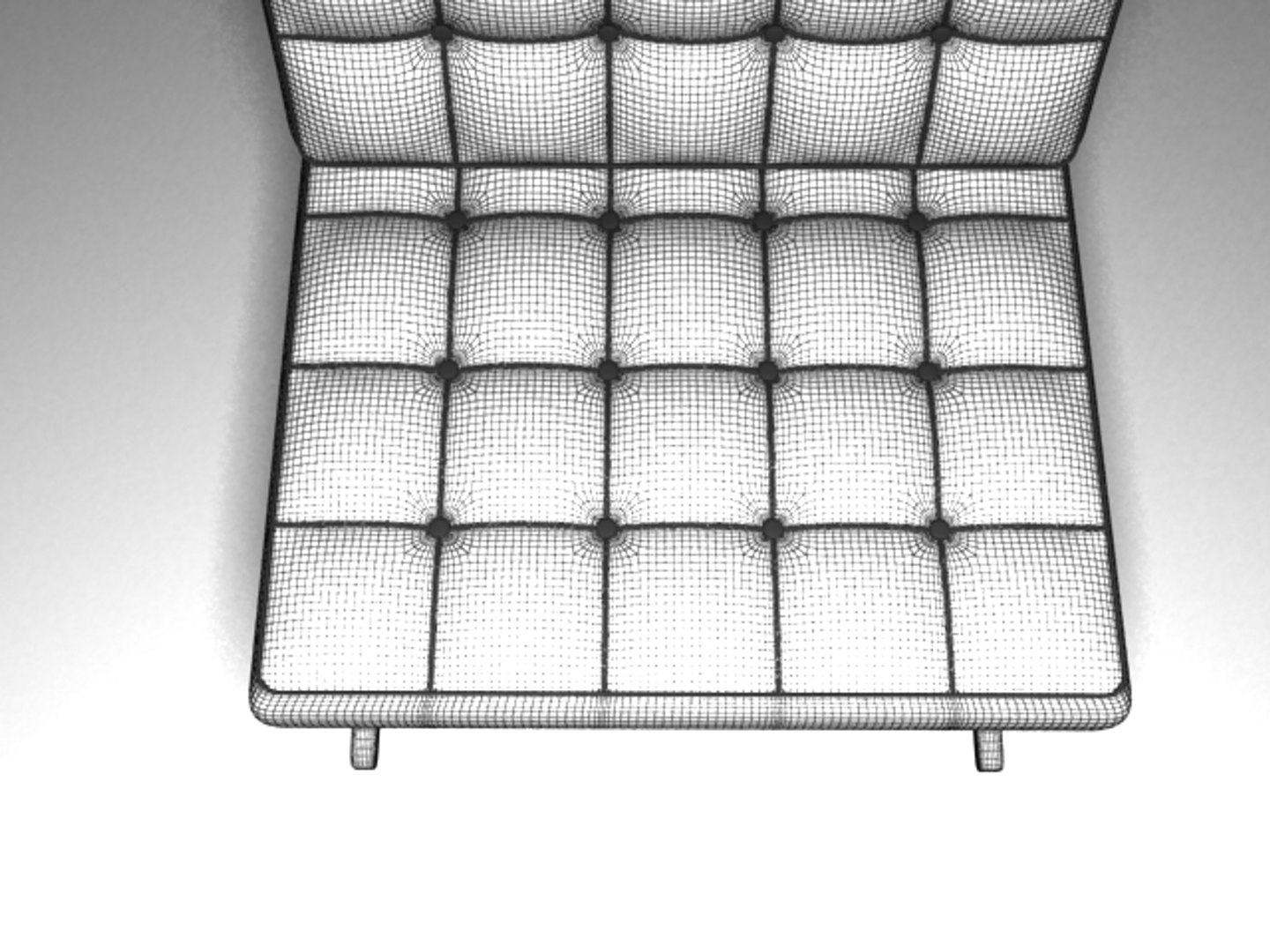 3d Model Simple Sofa