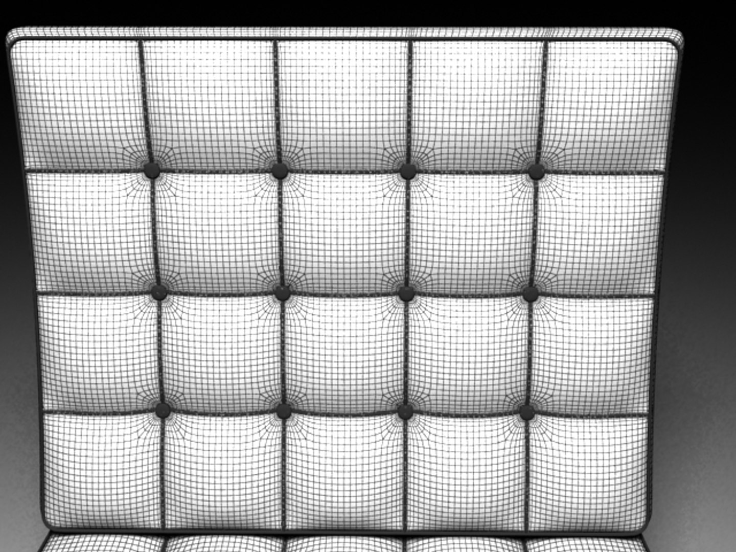 3d Model Simple Sofa