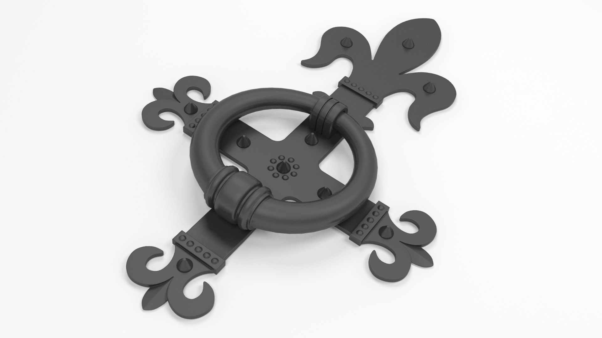3D Door Knocker 04 Model - TurboSquid 1816104