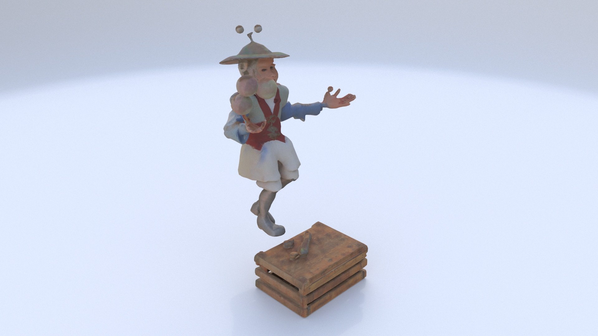 3D Model Street Performer 3 - TurboSquid 2328778